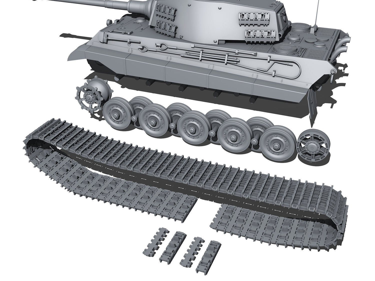 Panzerkampfwagen VI - Ausf B - King Tiger 3D model | CGTrader