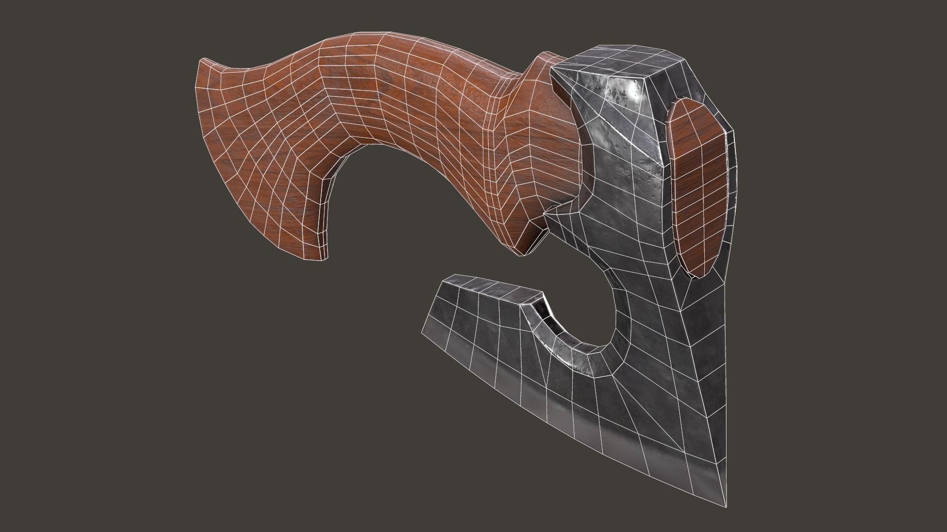 3D model AXE lowpoly model VR / AR / low-poly | CGTrader