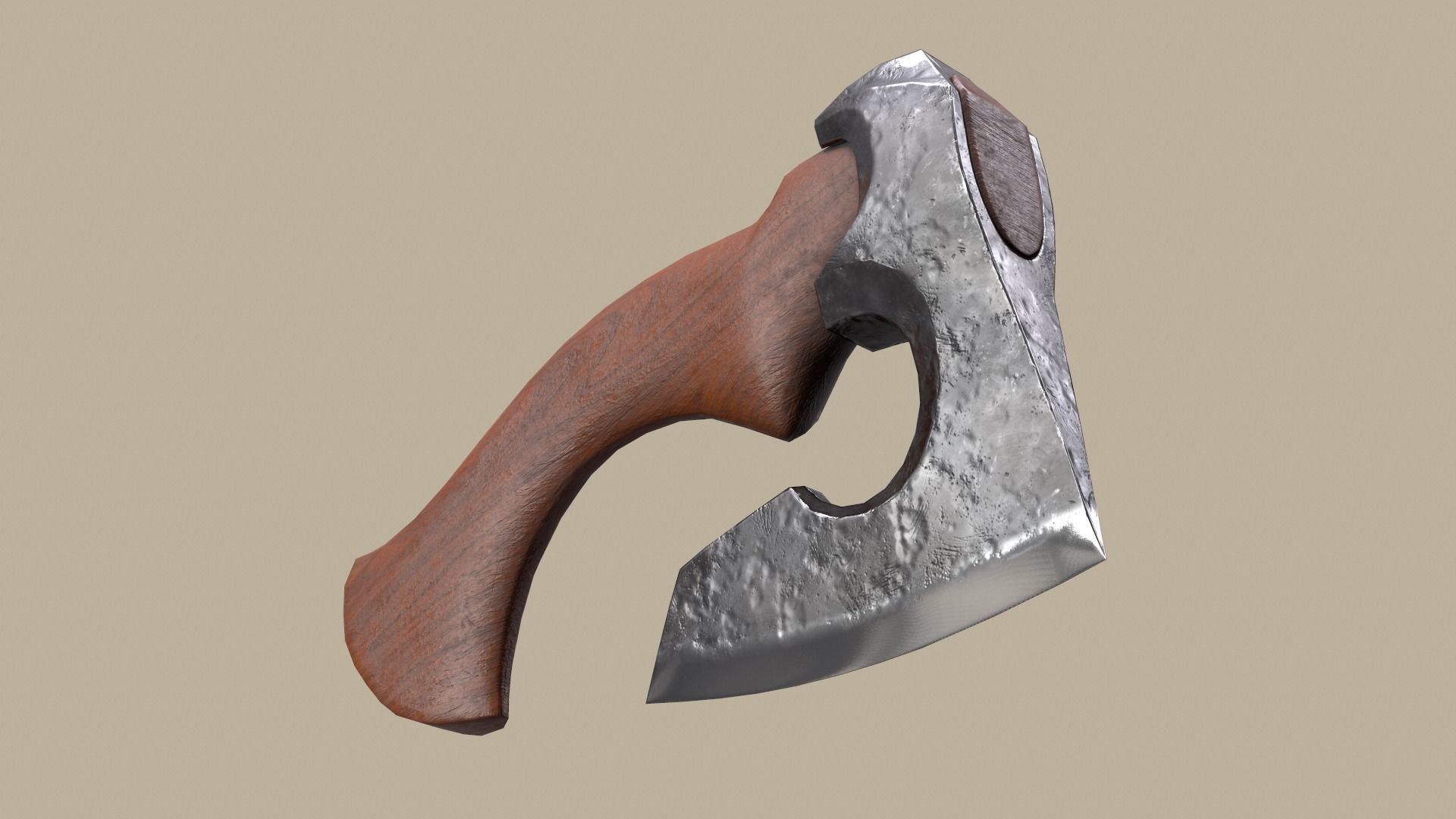 3D model AXE lowpoly model VR / AR / low-poly | CGTrader