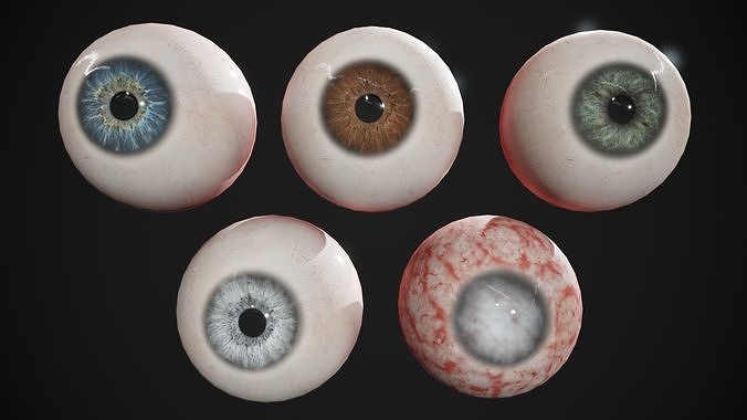 3D model Human Eye Realtime pack VR / AR / low-poly | CGTrader