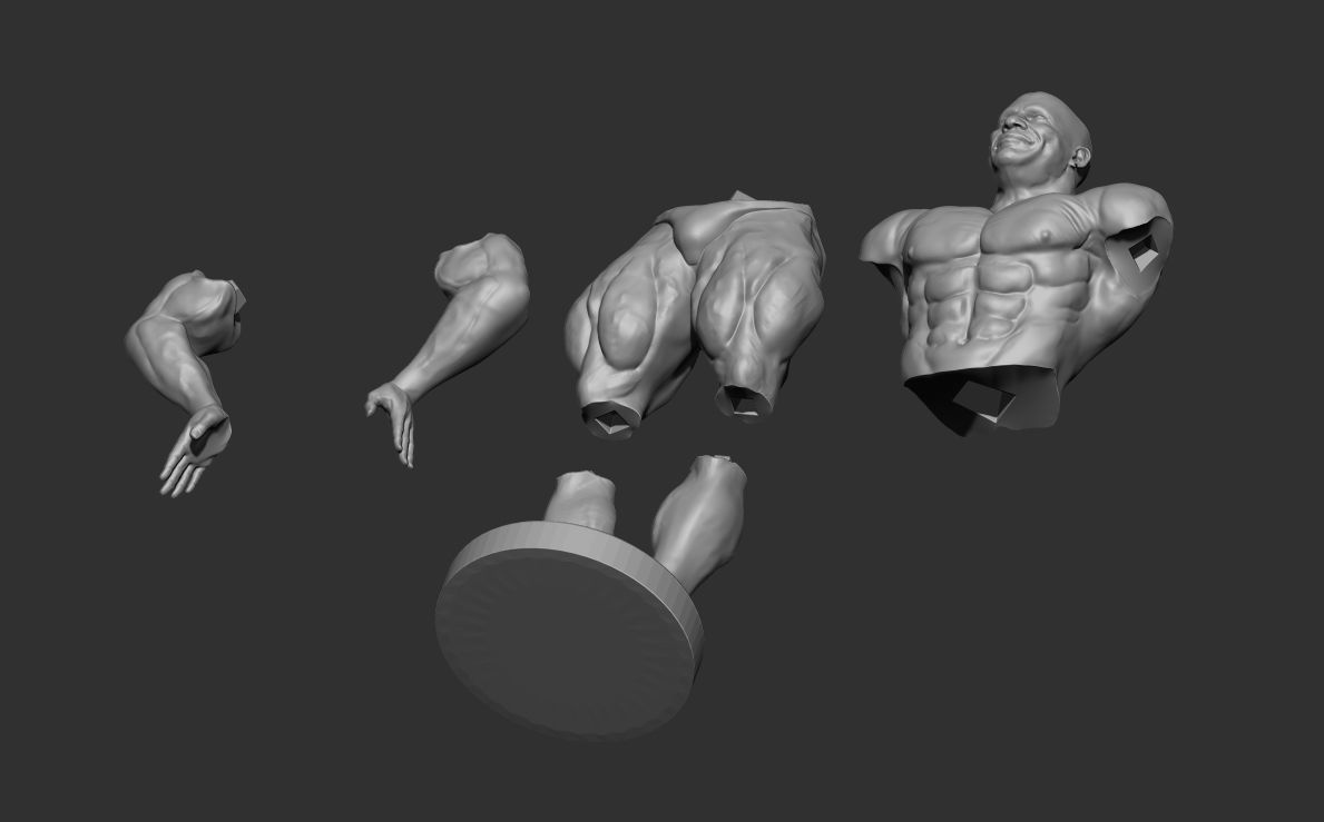 Big Ramy BodyBuilder 3D model 3D model 3D printable | CGTrader