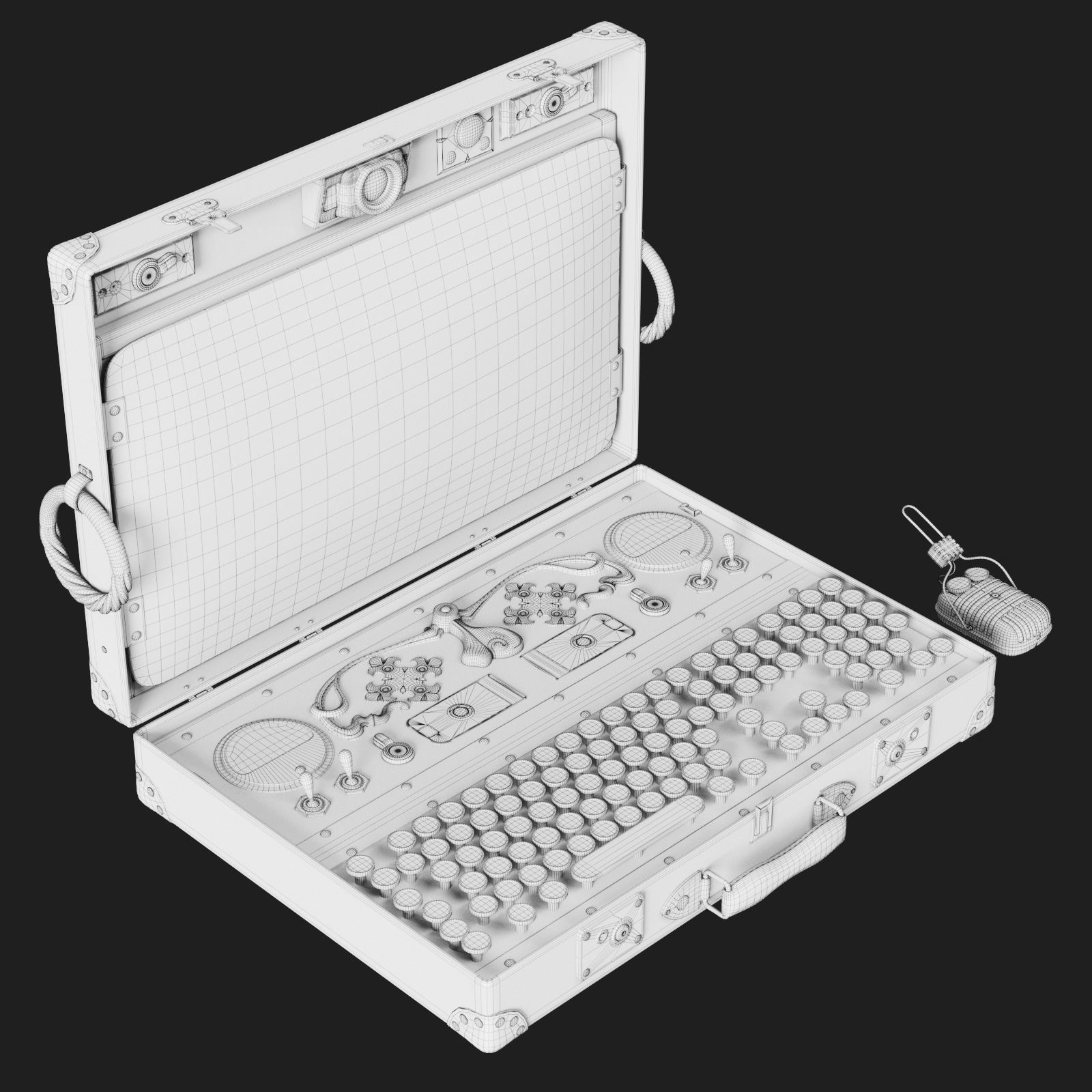 Steampunk Laptop 3D model | CGTrader