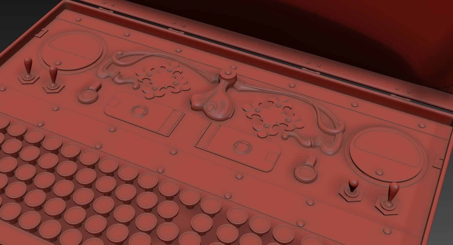 Steampunk Laptop 3D model | CGTrader