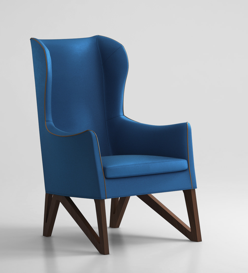 Giorgetti Mobius armchair 2 3D model | CGTrader