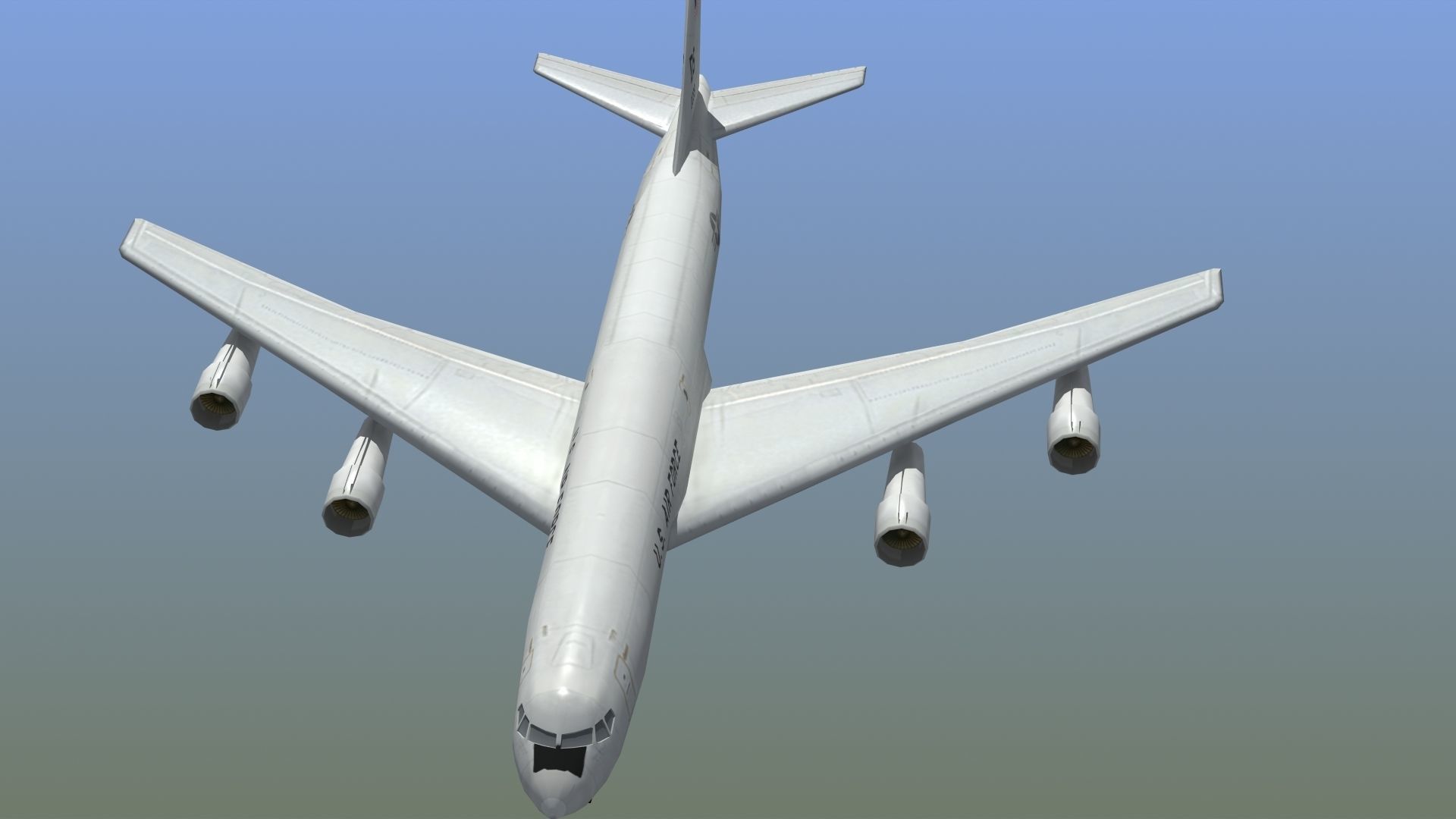 3D model E-8 Joint STARS VR / AR / low-poly | CGTrader