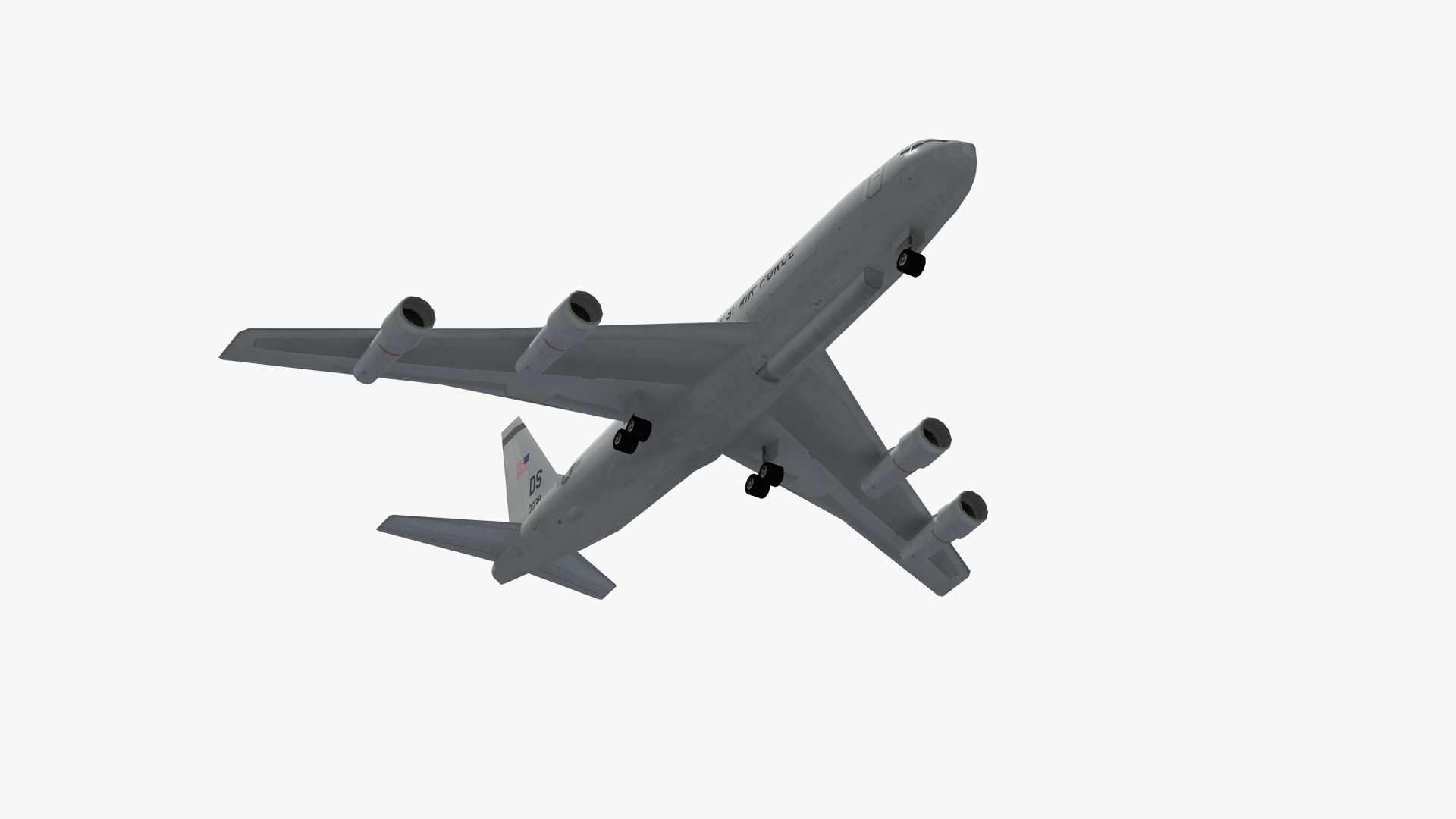 3D model E-8 Joint STARS VR / AR / low-poly | CGTrader