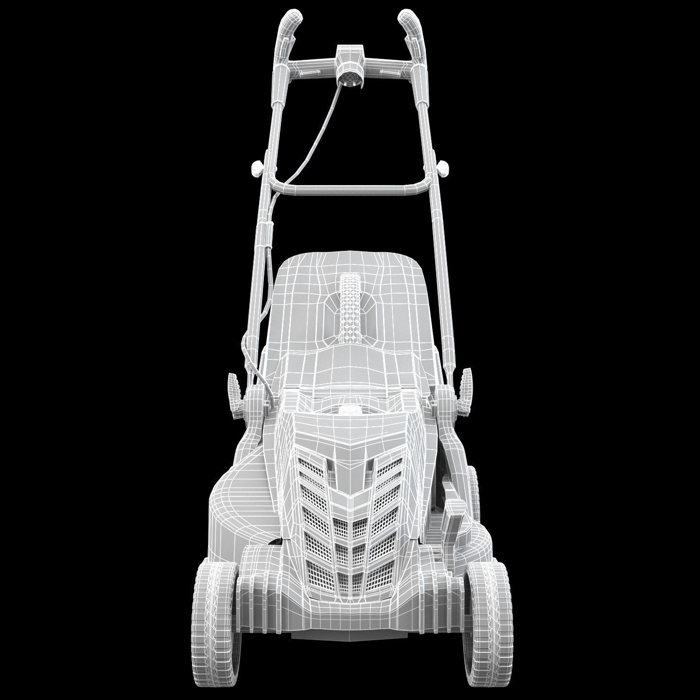Electric lawn mower BOSCH ARM 36 3D model | CGTrader