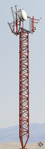 3D model Radio Tower VR / AR / low-poly | CGTrader