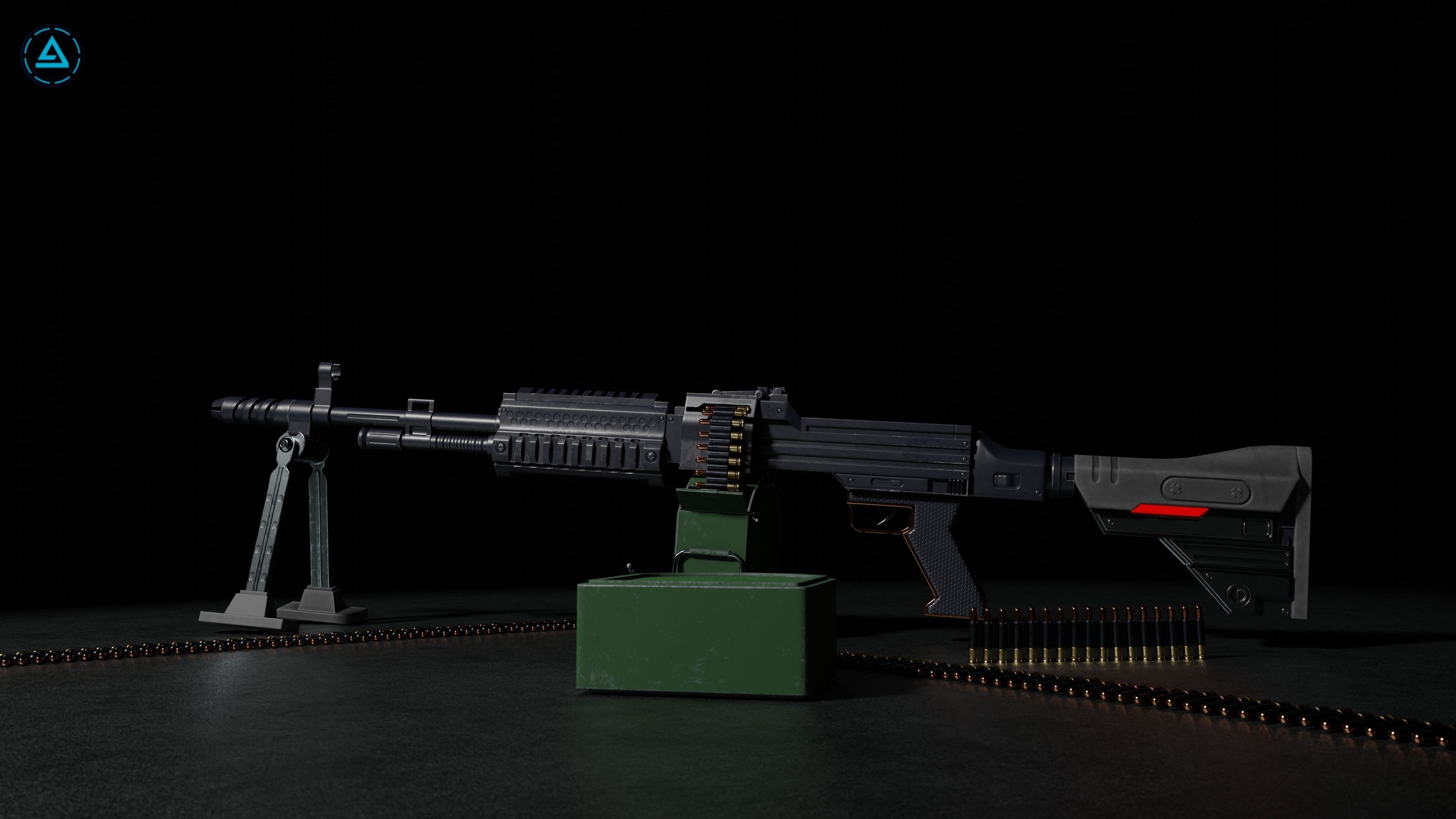 3D model DPR LMG VR / AR / low-poly | CGTrader