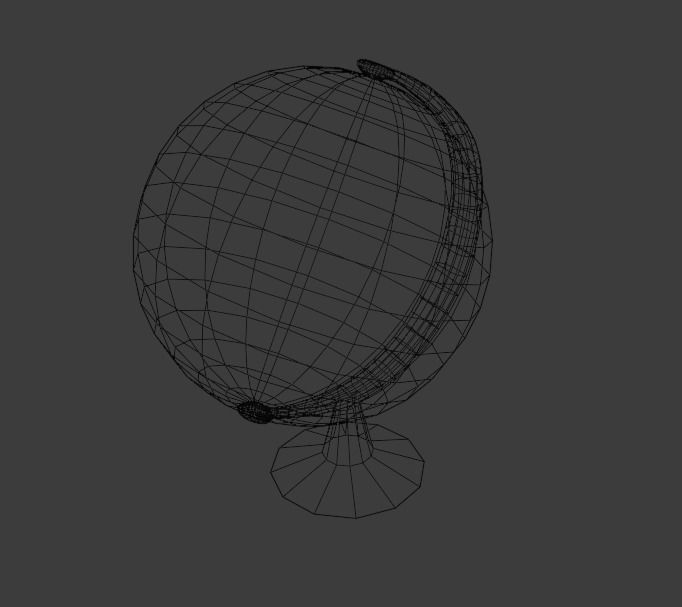 Low Poly Globe Model free VR / AR / low-poly 3D model | CGTrader