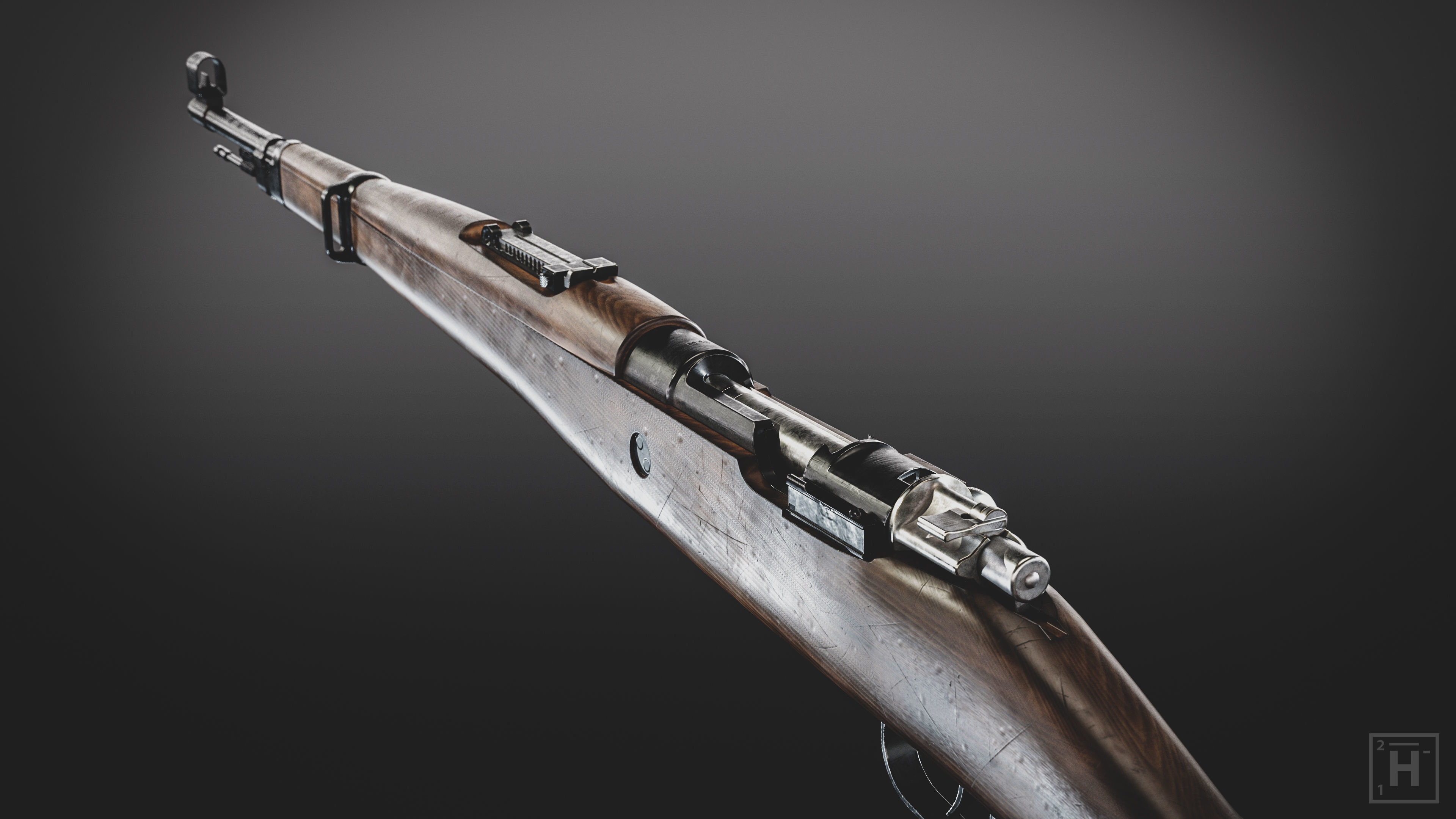 3D model M48 Rifle VR / AR / low-poly | CGTrader