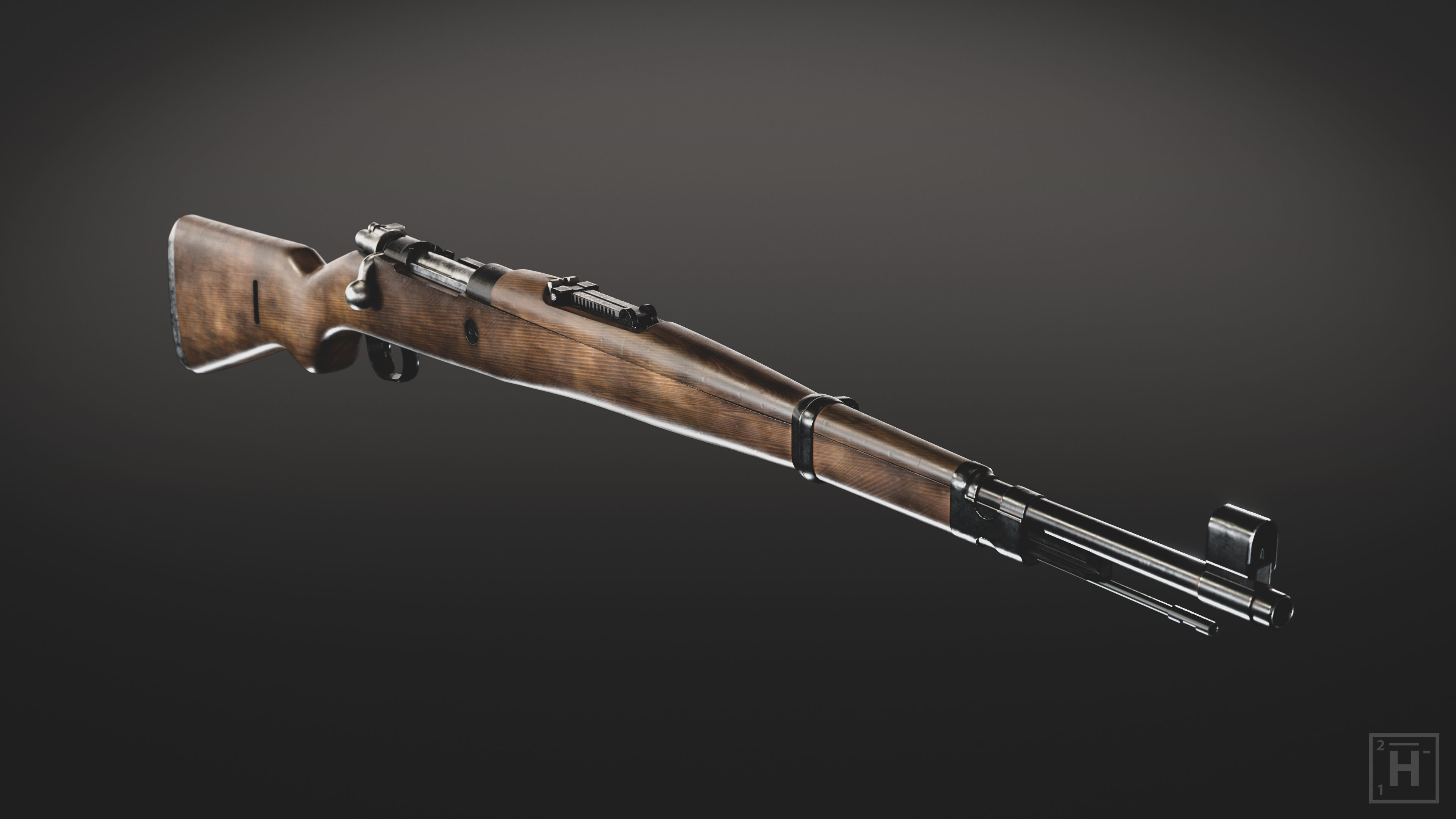 3D model M48 Rifle VR / AR / low-poly | CGTrader