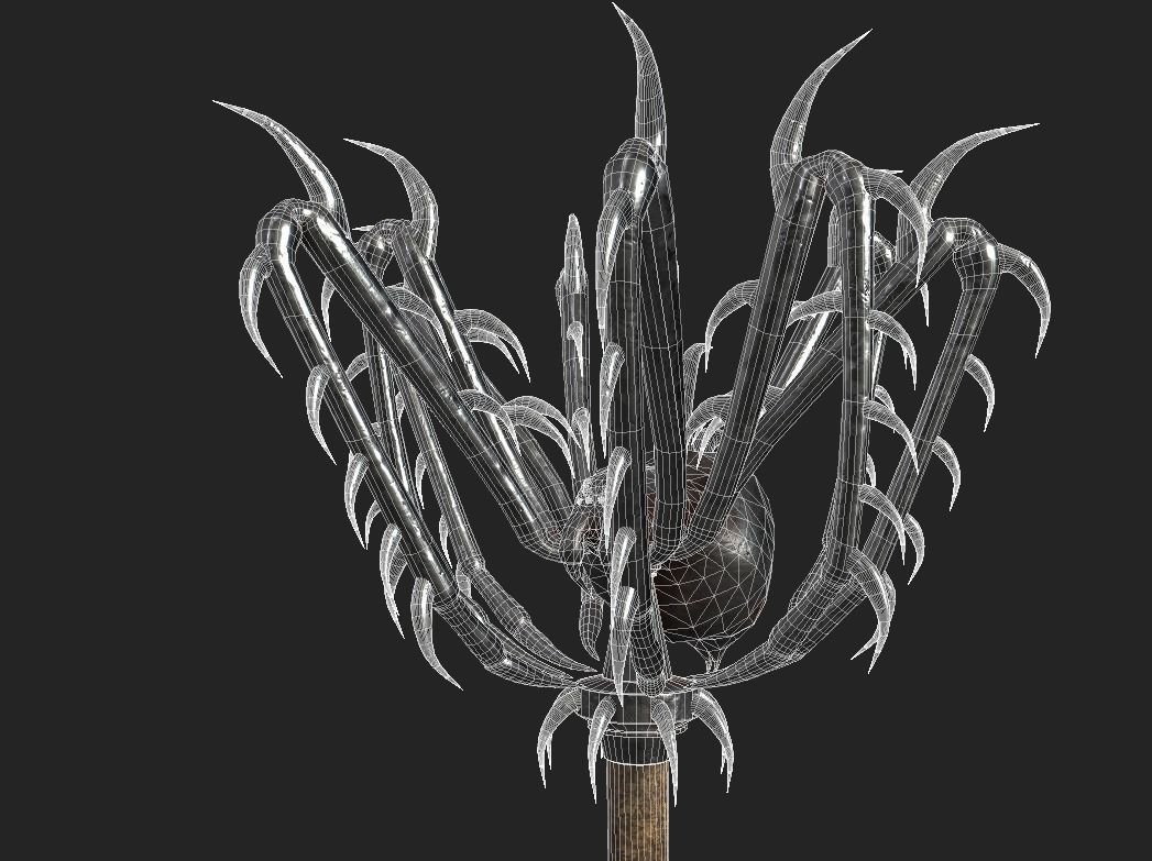 3D model Drow Mace VR / AR / low-poly | CGTrader