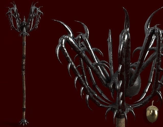 3D model Drow Mace VR / AR / low-poly | CGTrader
