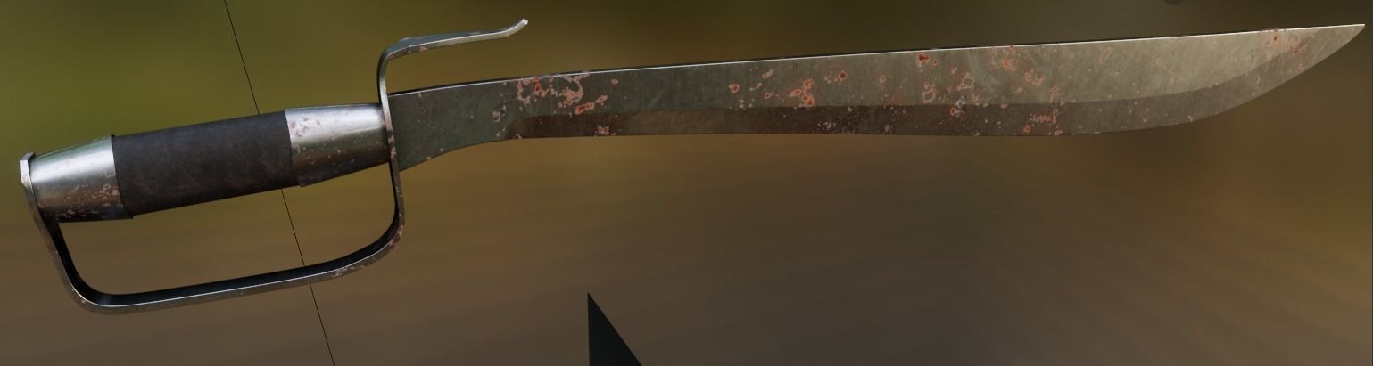 Visayan Tenegre Sword 3D model | CGTrader