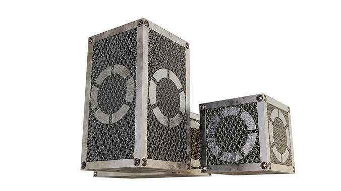 Metal box 3D model | CGTrader