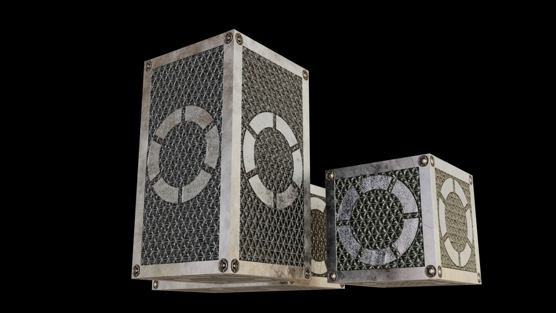 Metal box 3D model | CGTrader