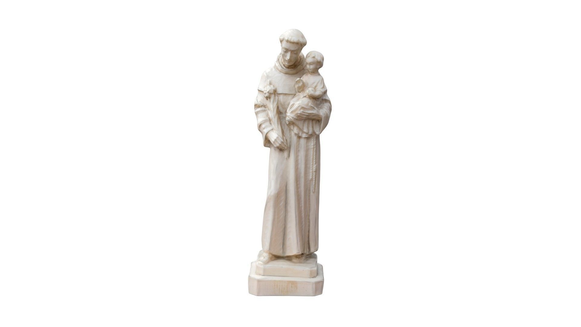 3D model Statue - Saint Anthony Carving VR / AR / low-poly | CGTrader