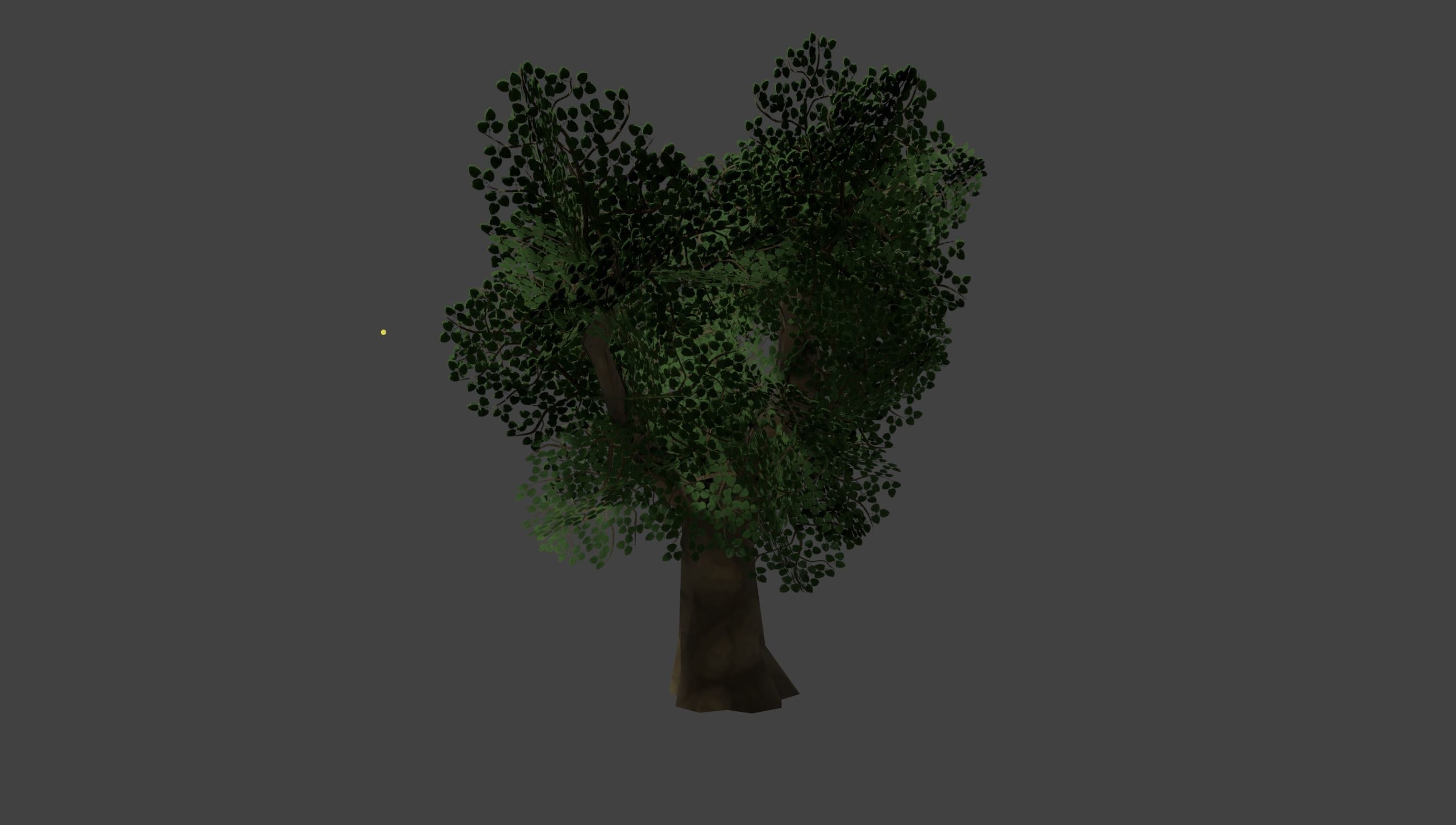 3D model Low Poly Tree Leaf Planes VR / AR / low-poly | CGTrader