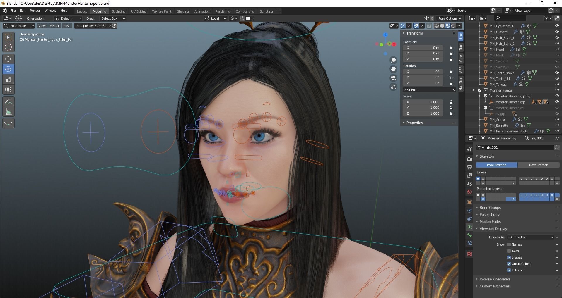 3D model Demon Hanter VR / AR / low-poly rigged | CGTrader