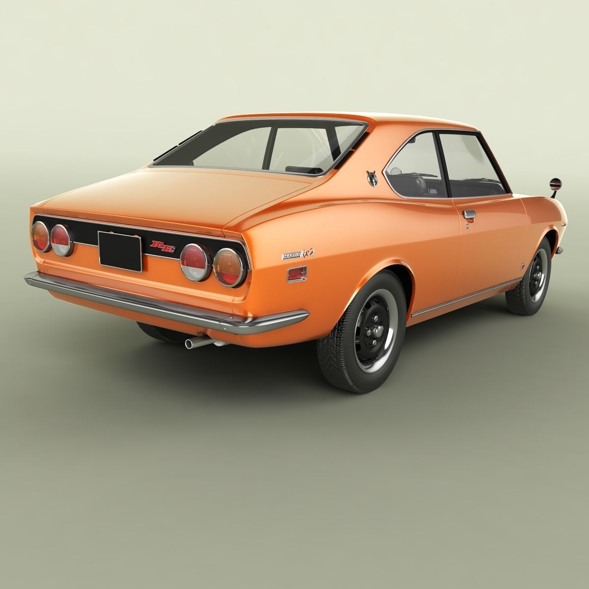 Mazda RX2 Coupe 3D model | CGTrader