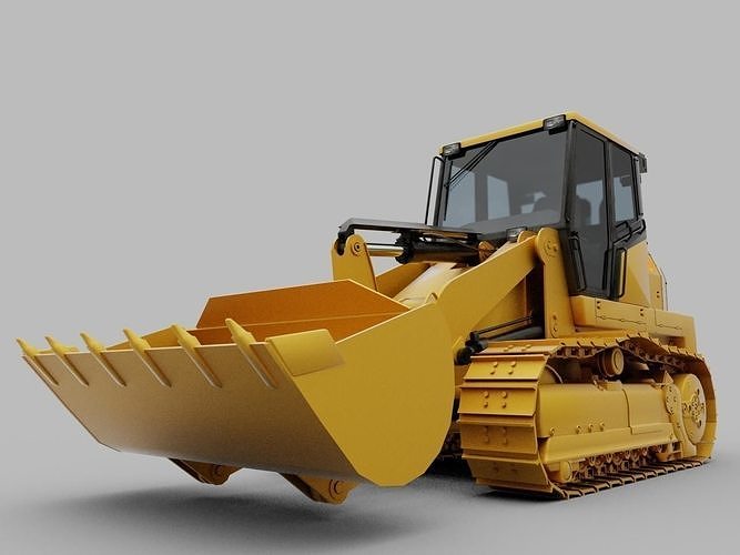3D model TRACKED LOADER VR / AR / low-poly | CGTrader