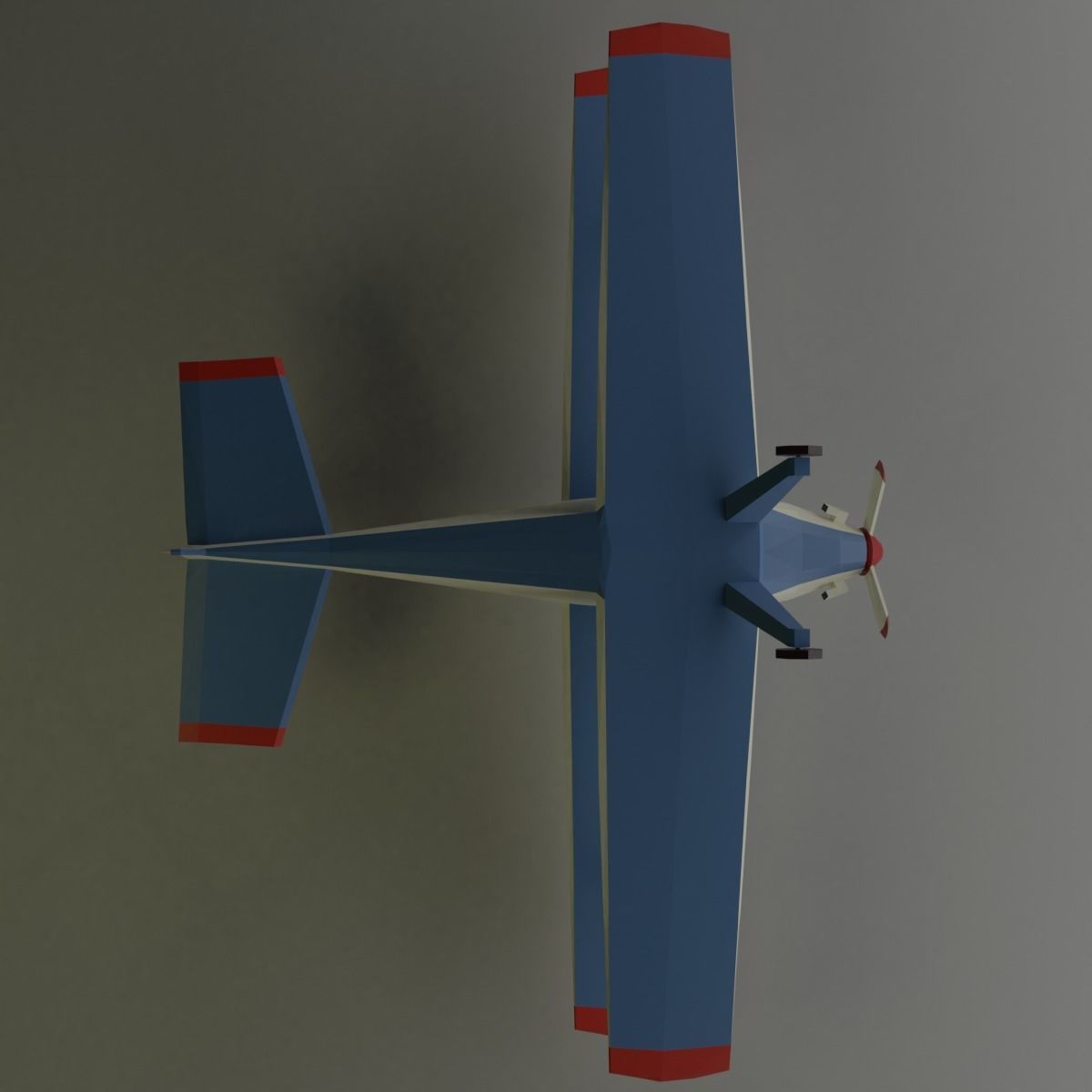 3D model Biplane lowpoly VR / AR / low-poly | CGTrader