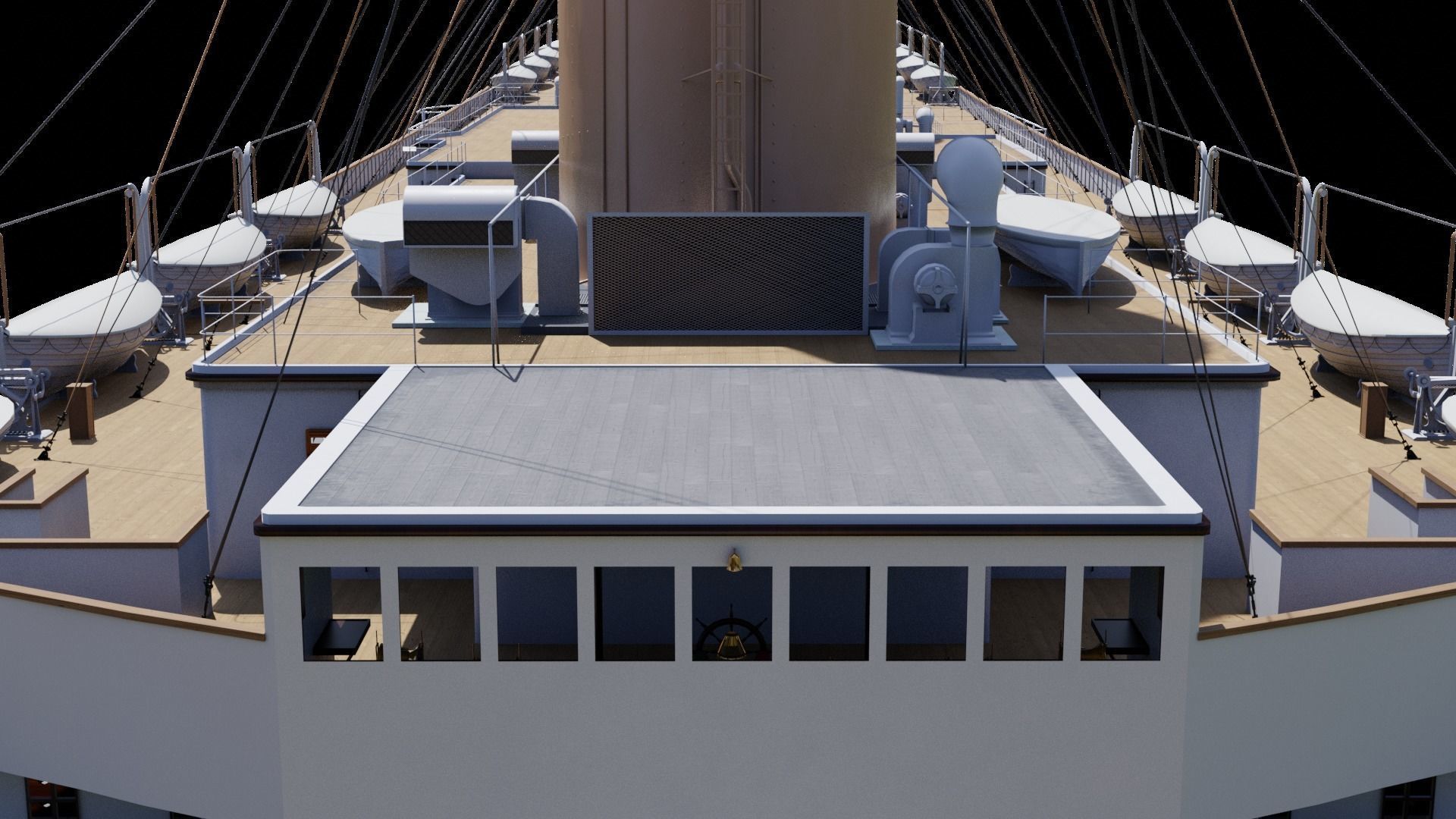 RMS Titanic Cinematic Filming Model 3D model | CGTrader