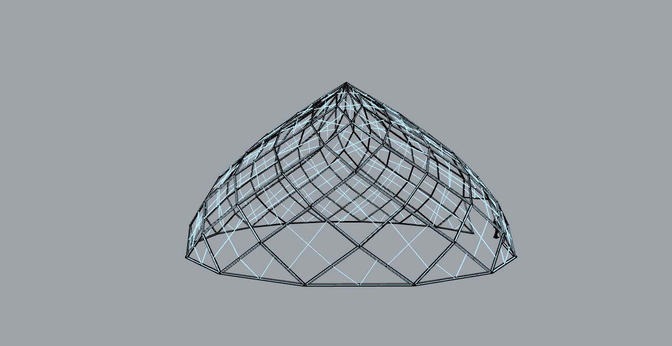 Pointed Dome with Door Opening and enclosure Panels 3D model | CGTrader