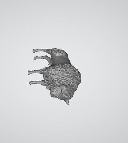 bison 3D model 3D printable | CGTrader