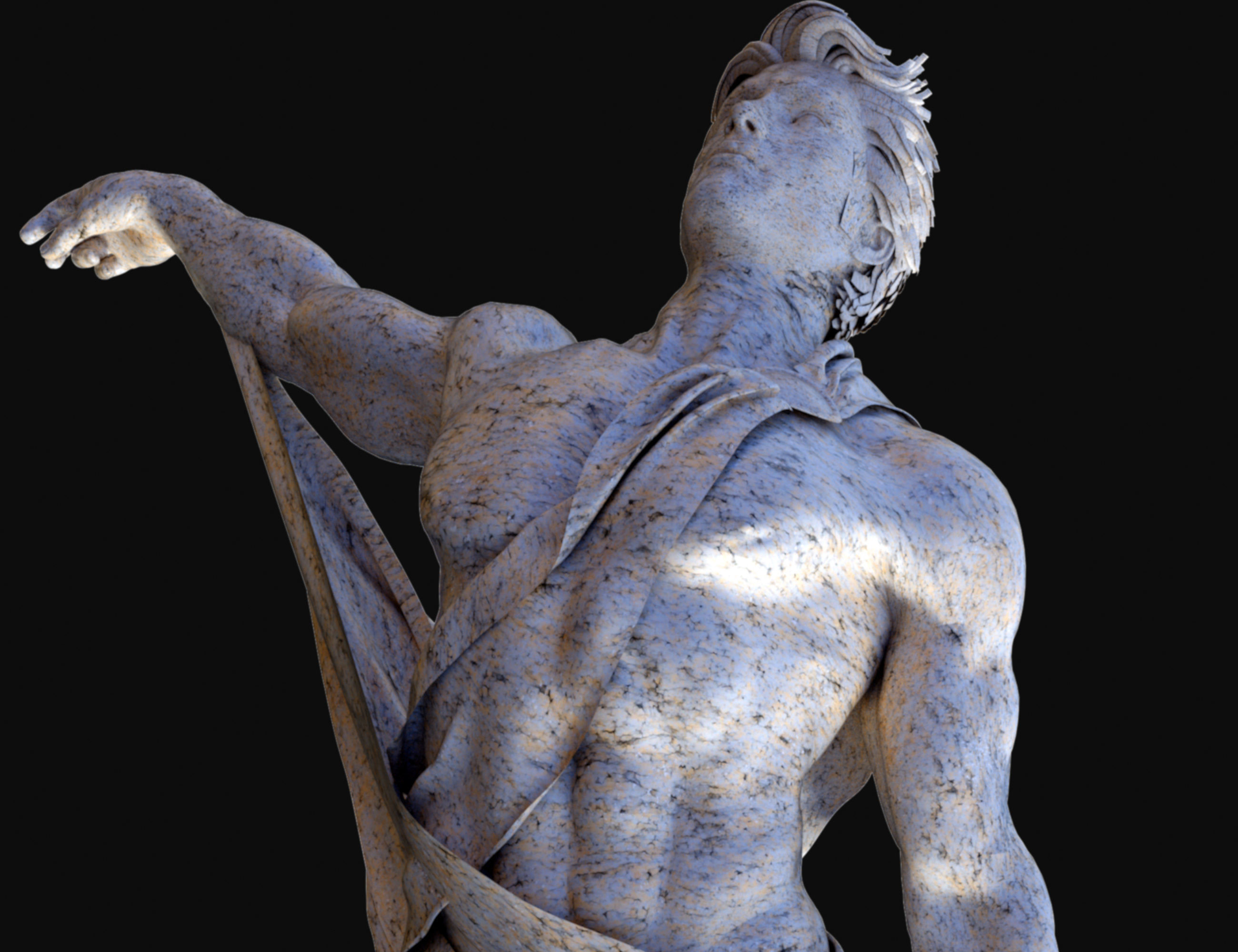 Greco-Roman Renaissance Statue Sample free 3D model | CGTrader
