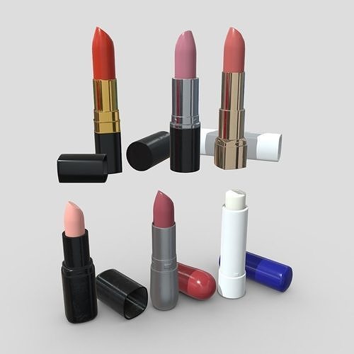 3D model Lipstick Pack VR / AR / low-poly | CGTrader