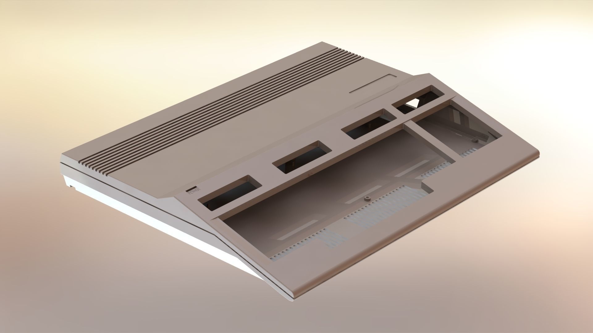 Commodore 128 enclosure 3d print model 3D model 3D printable | CGTrader