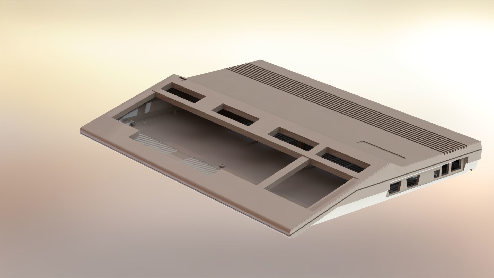 Commodore 128 enclosure 3d print model 3D model 3D printable | CGTrader
