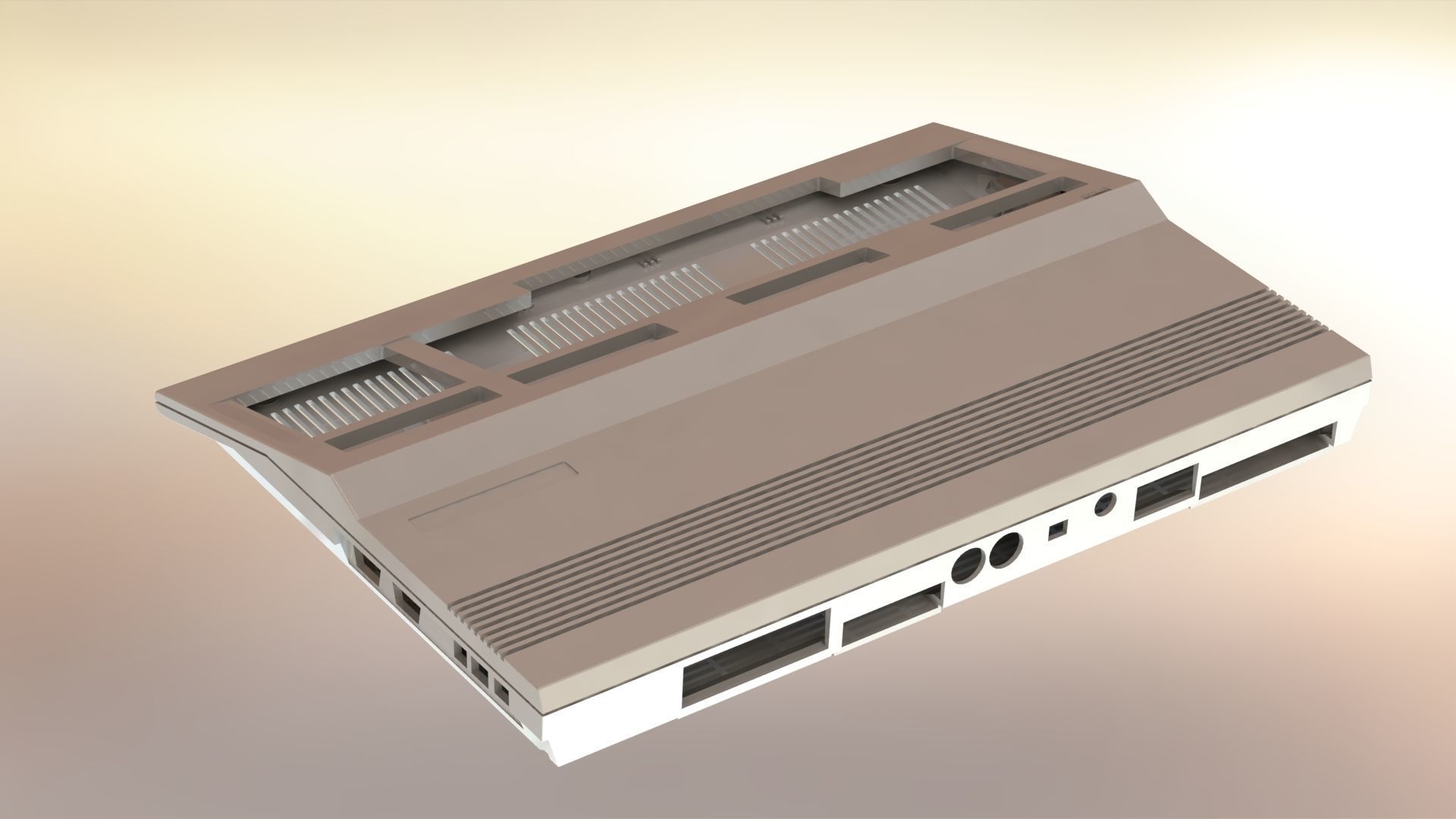 Commodore 128 enclosure 3d print model 3D model 3D printable | CGTrader