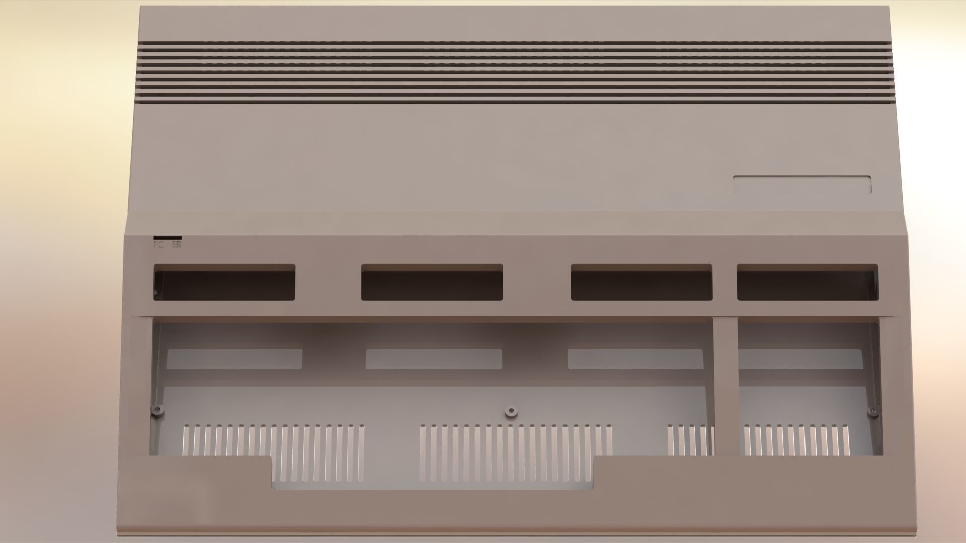 Commodore 128 enclosure 3d print model 3D model 3D printable | CGTrader