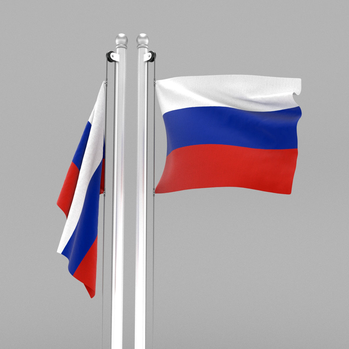 Flag of Russia 3D model | CGTrader