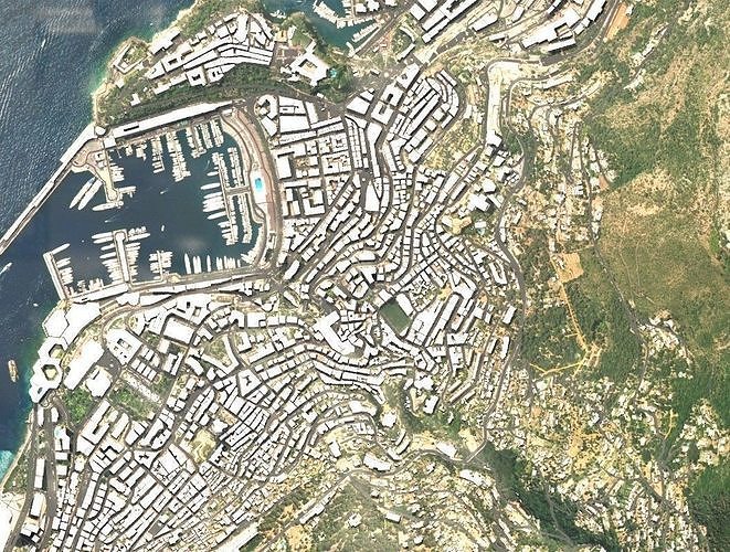 Cityscape Monaco 3D model | CGTrader