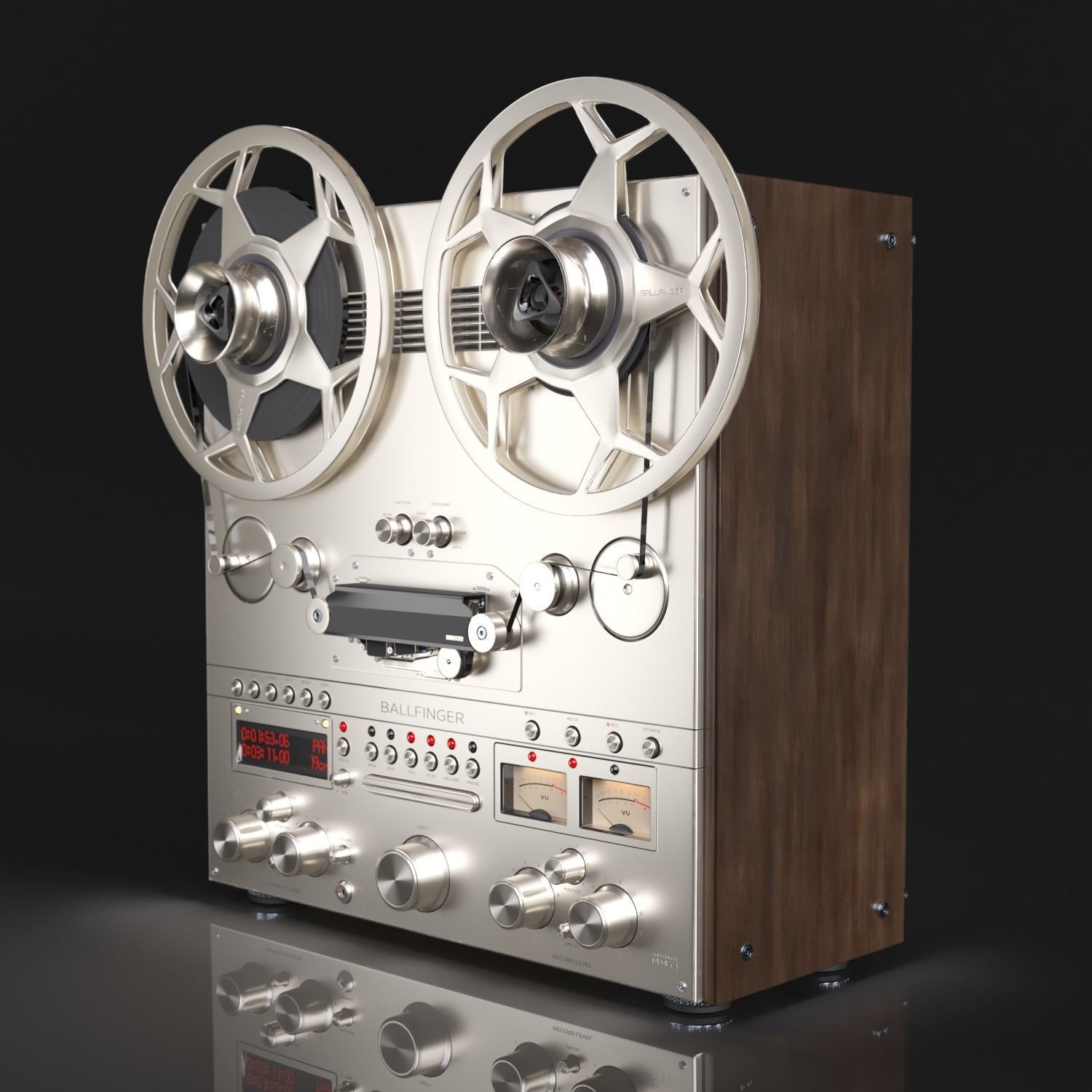 Tape recorder Ballfinger M063 3D model | CGTrader
