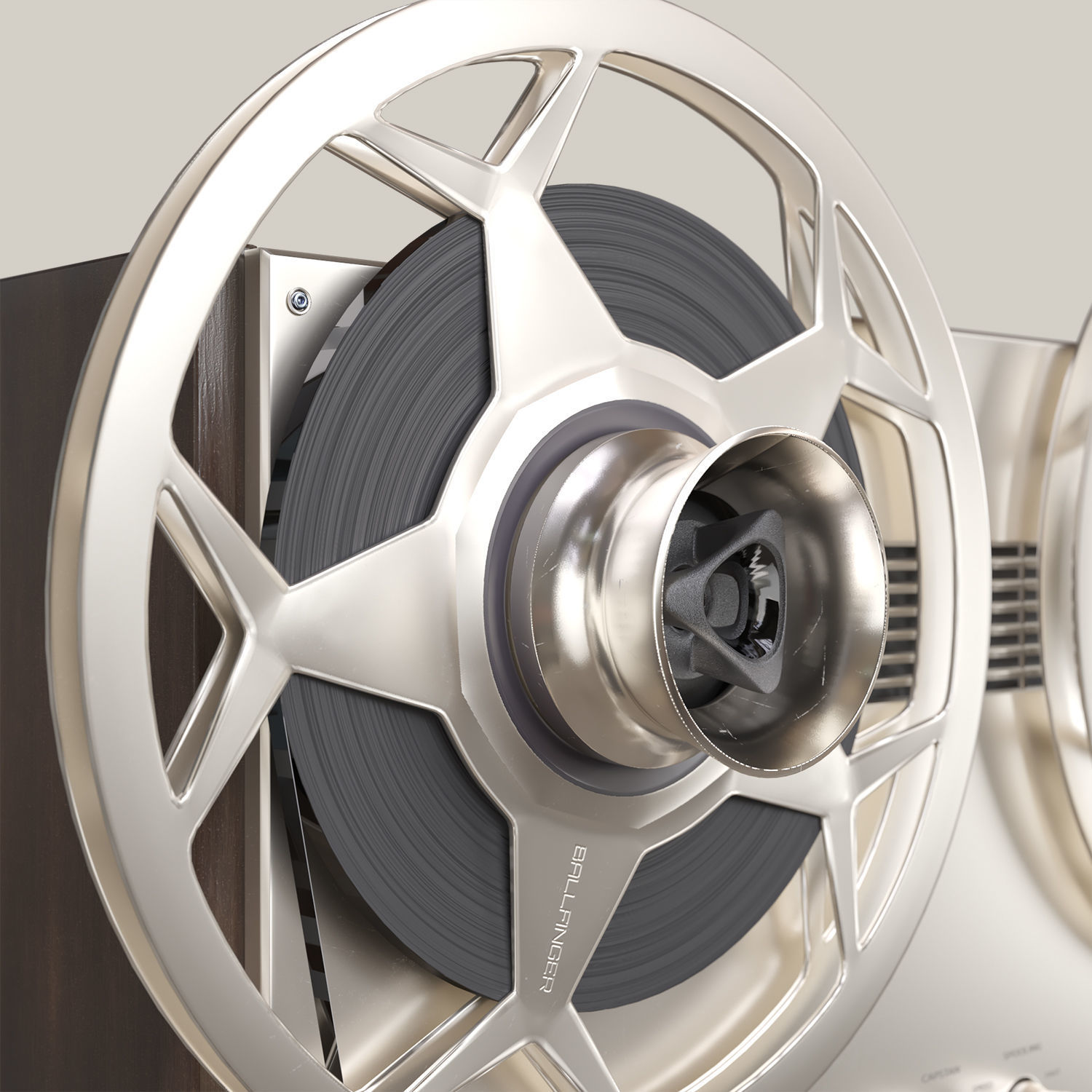 Tape recorder Ballfinger M063 3D model | CGTrader