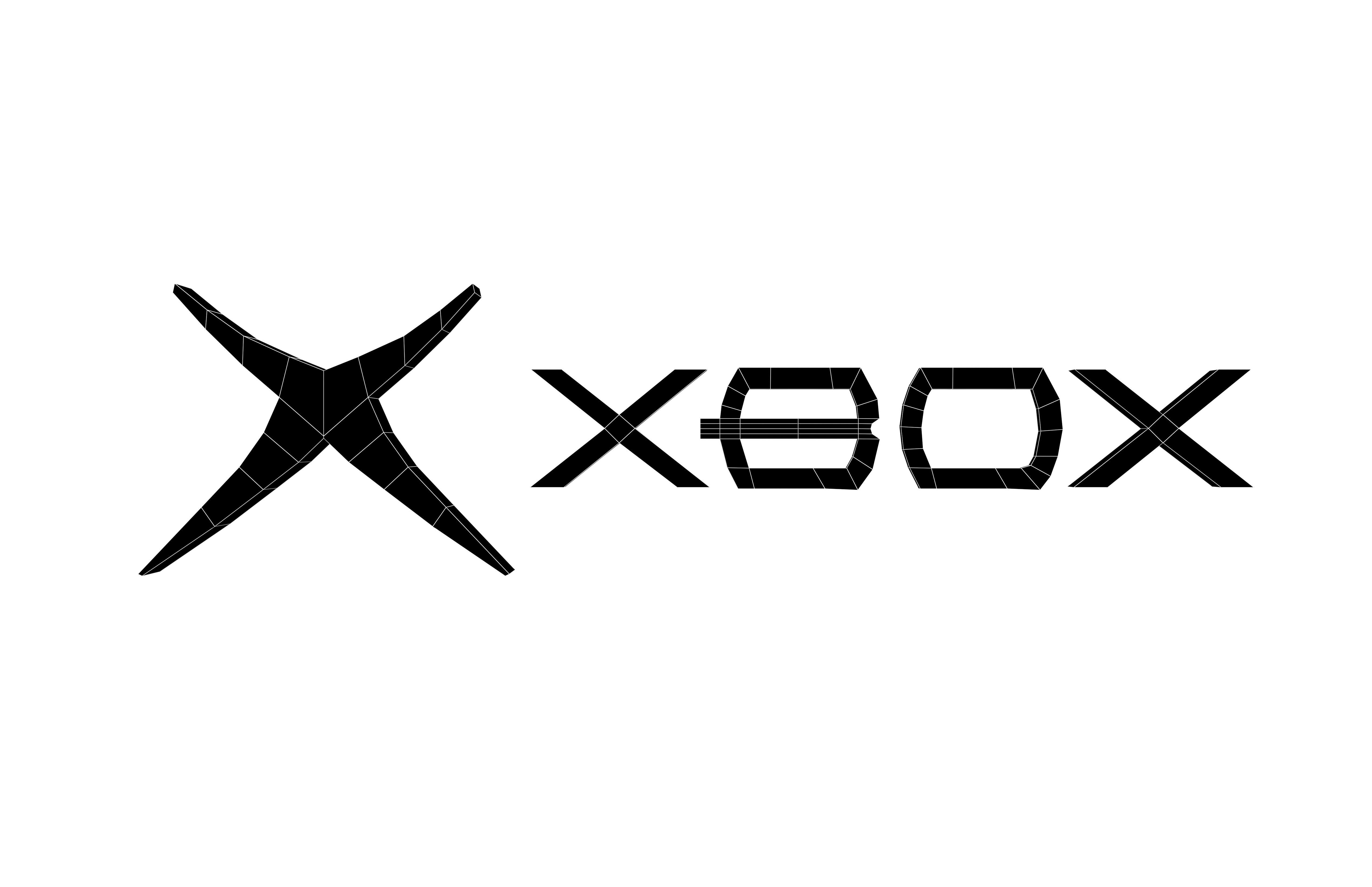 Xbox 2001 Logo v1 004 free VR / AR / low-poly 3D model | CGTrader
