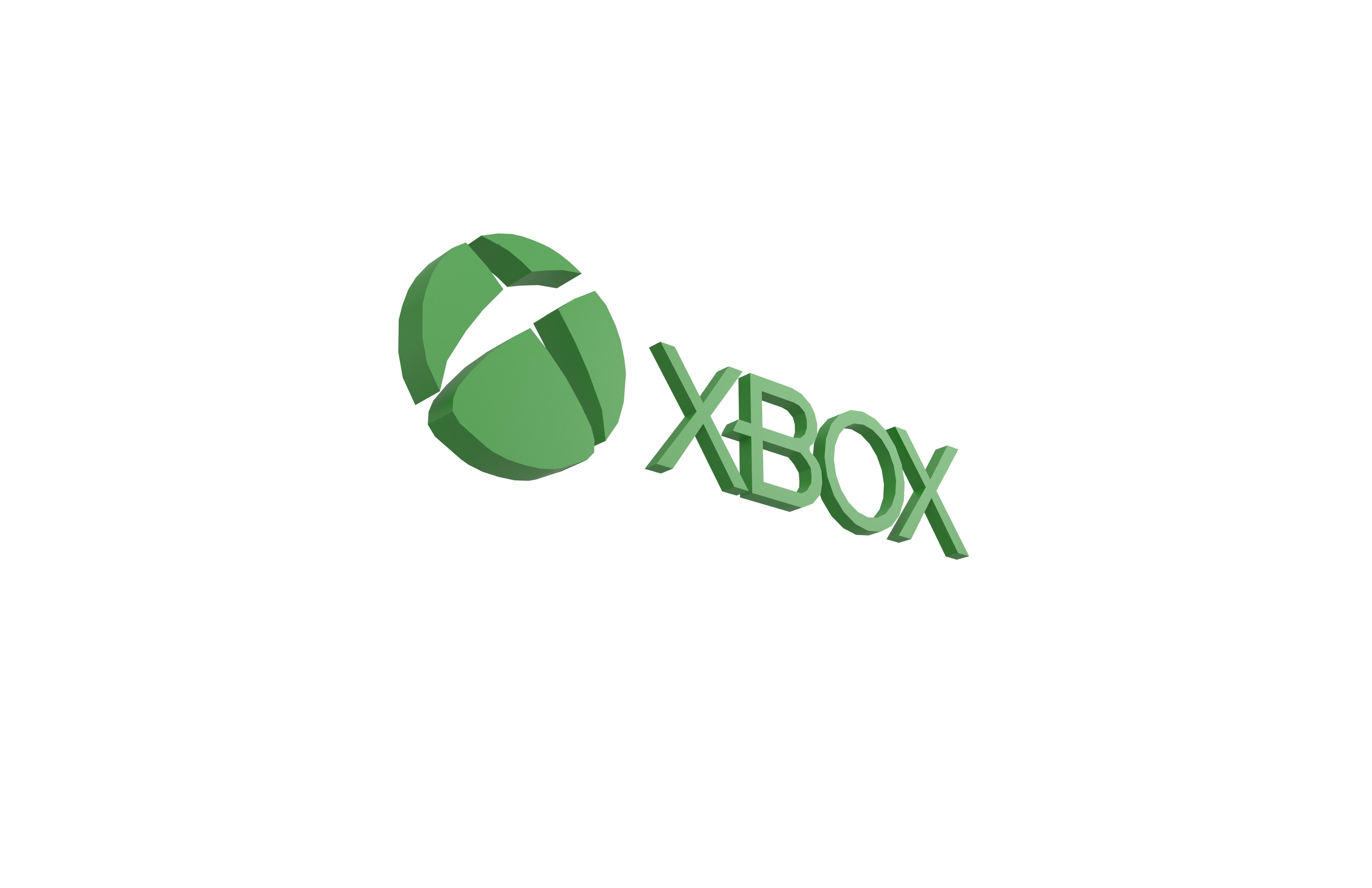 Xbox 2012 Logo v1 001 free VR / AR / low-poly 3D model | CGTrader