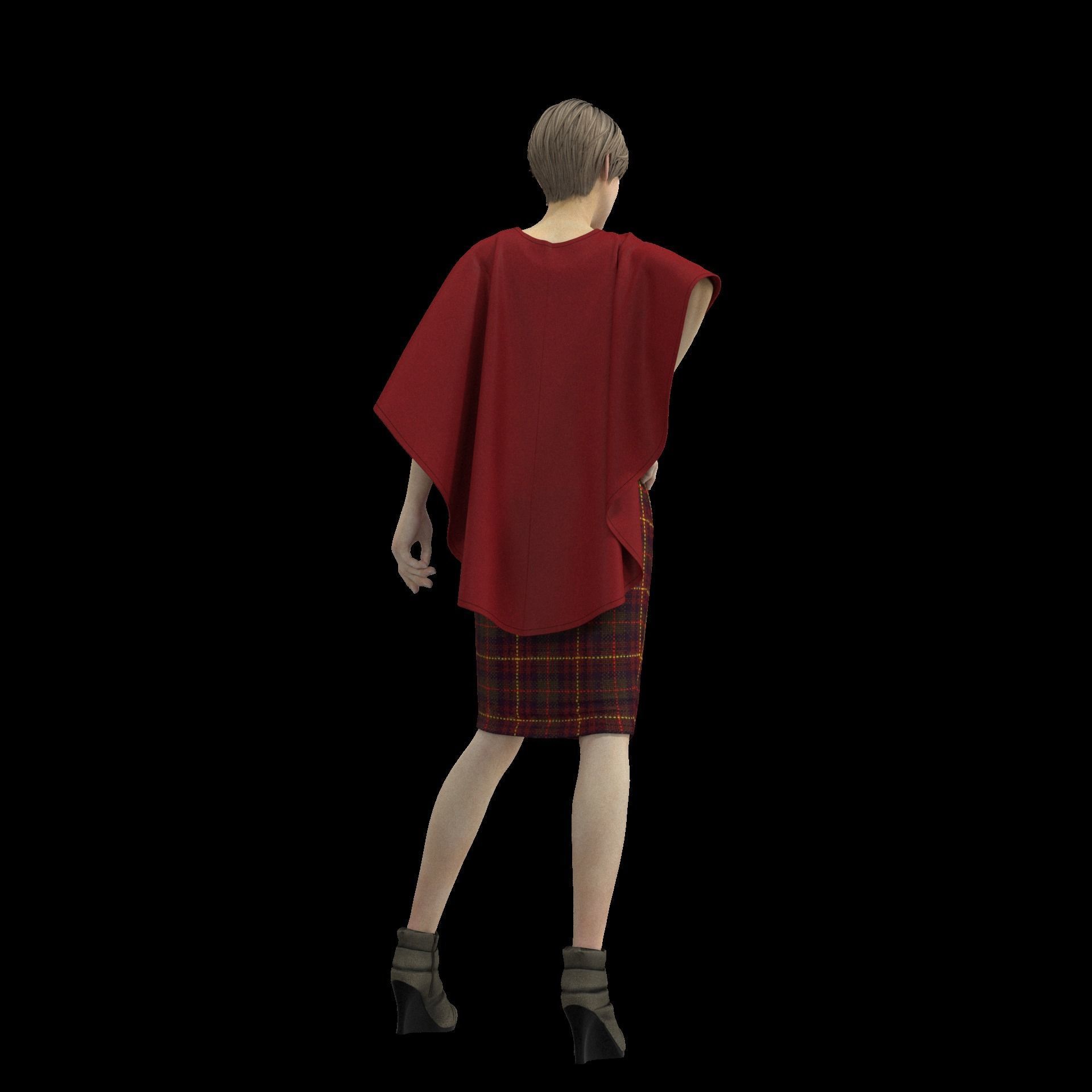 poncho 3D model | CGTrader
