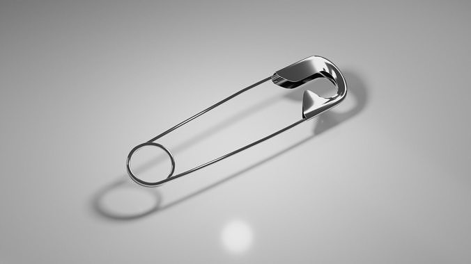 3D model Safety pin VR / AR / low-poly | CGTrader