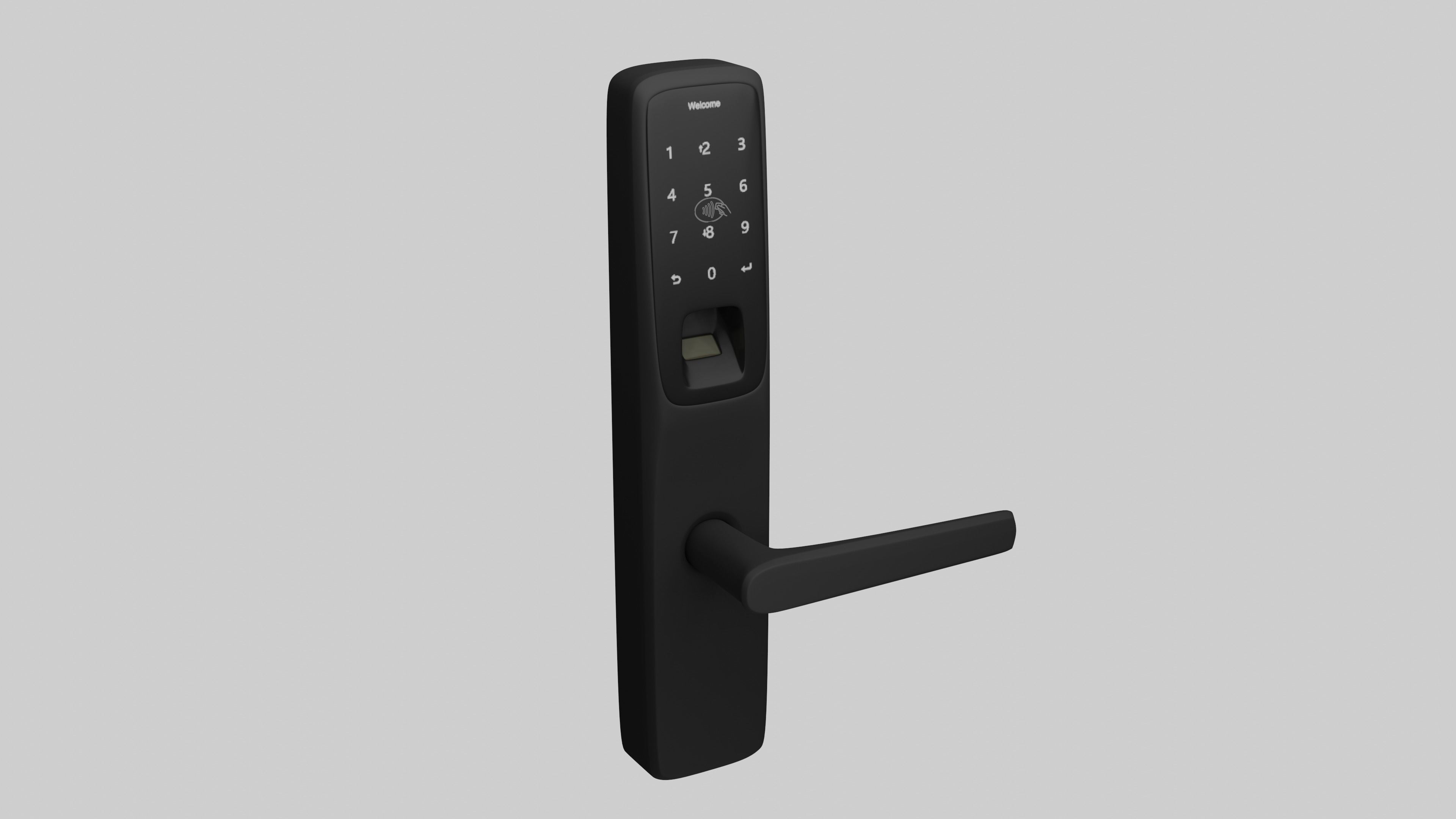 Digital Door Lock 3D model | CGTrader