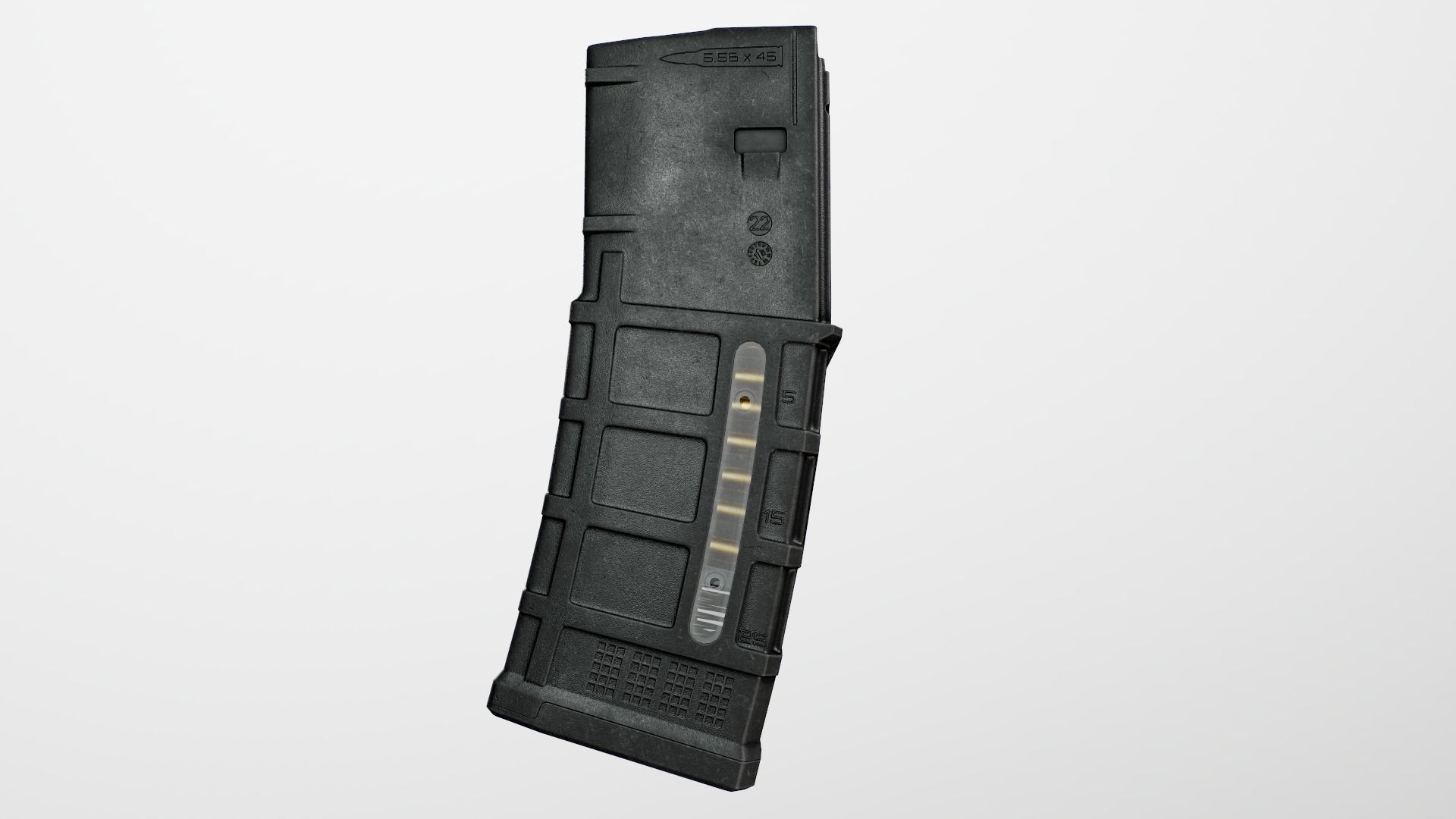 Magpul PMAG 30 AR Gen 3 Window Magazine free VR / AR / low-poly 3D ...