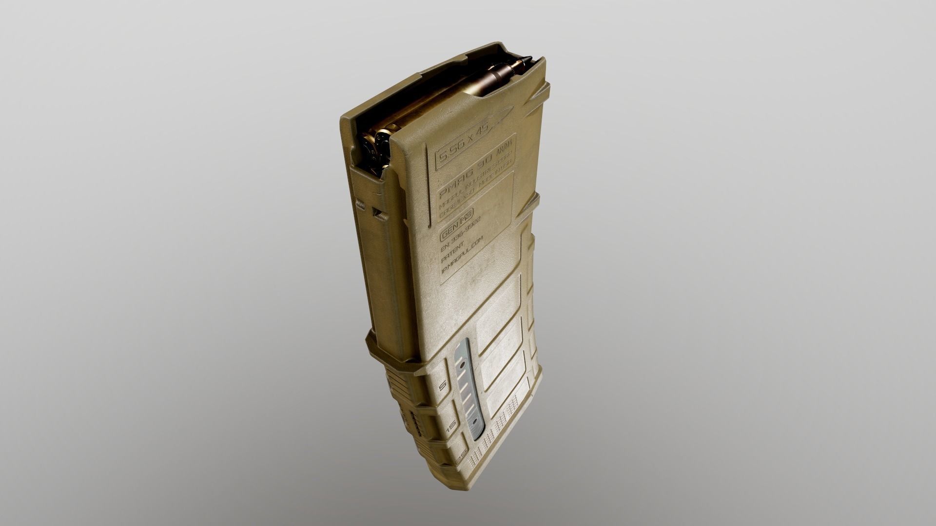 Magpul PMAG 30 AR Gen 3 Window Magazine free VR / AR / low-poly 3D ...