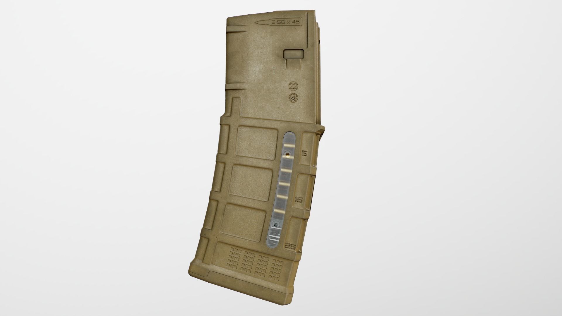 Magpul PMAG 30 AR Gen 3 Window Magazine free VR / AR / low-poly 3D ...