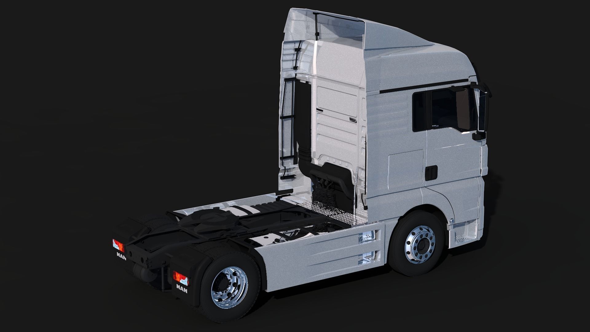 MAN TGX 4X2 3D model | CGTrader