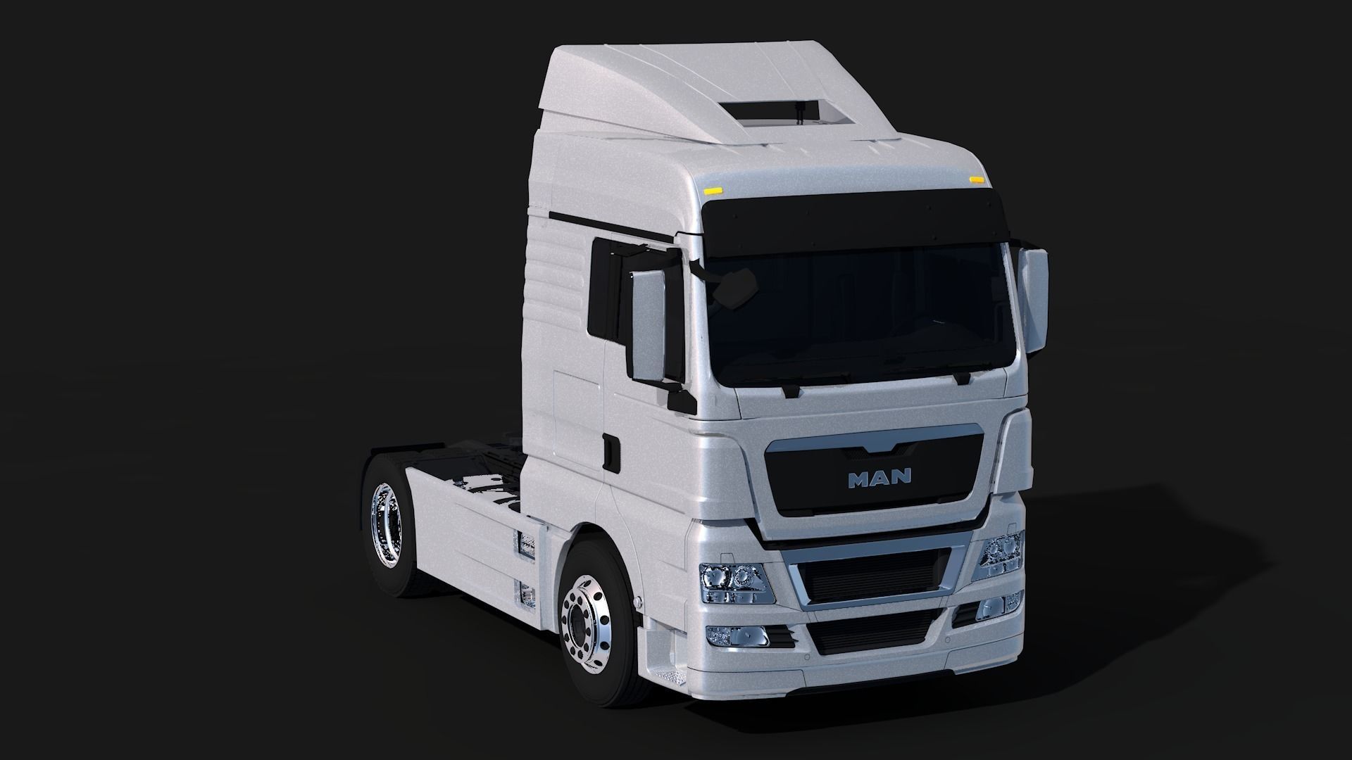 MAN TGX 4X2 3D model | CGTrader